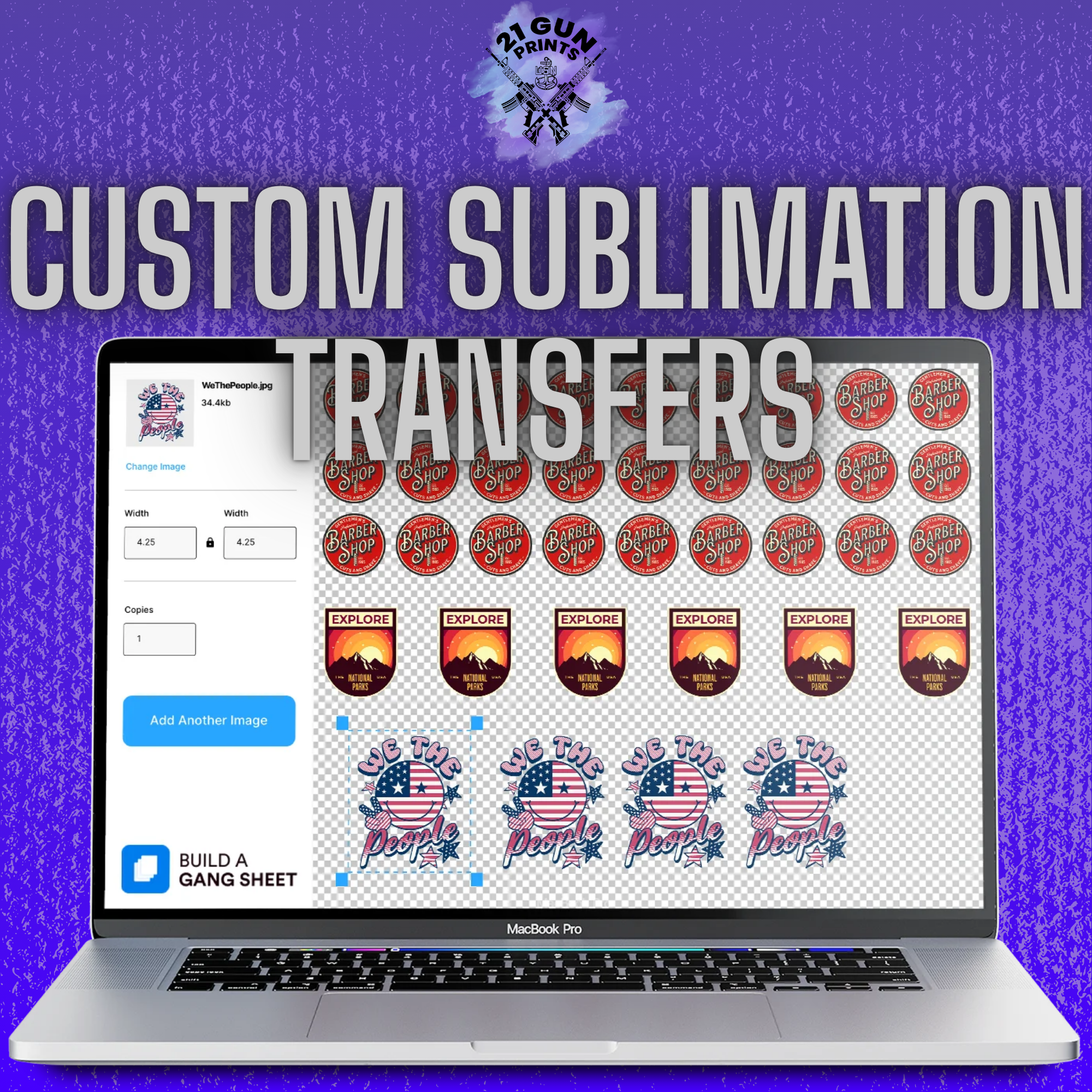Custom Sublimation – 21 Gun Prints, LLC